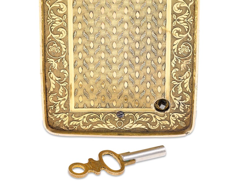 Silver-Gilt Musical Snuff Box by François Nicole For Sale at 1stDibs