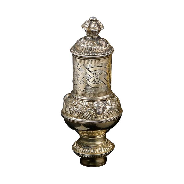 Silver Gilt Pomander, German, 17th Century For Sale at 1stDibs