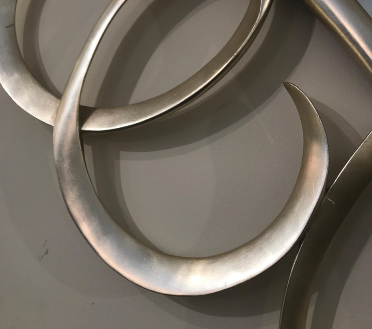 Silver Giltwood Swirl Mirror by Christopher Guy For Sale at 1stDibs ...