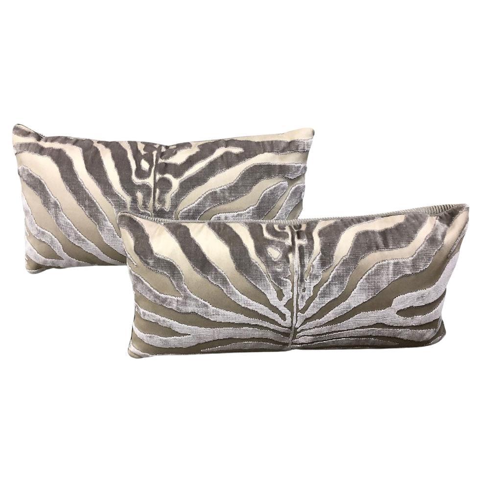 Vintage Animal Print Scalamandré Pillow For Sale at 1stDibs