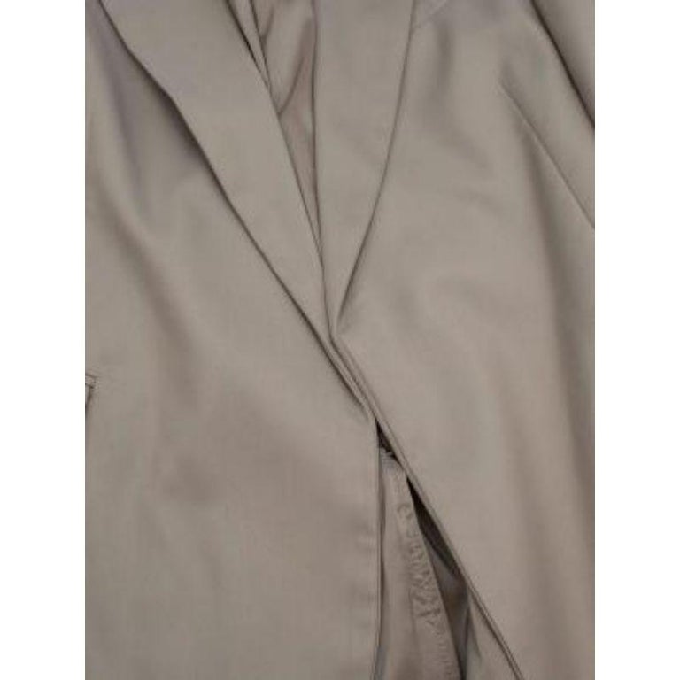 Silver-Grey Tailored Jacket For Sale at 1stDibs