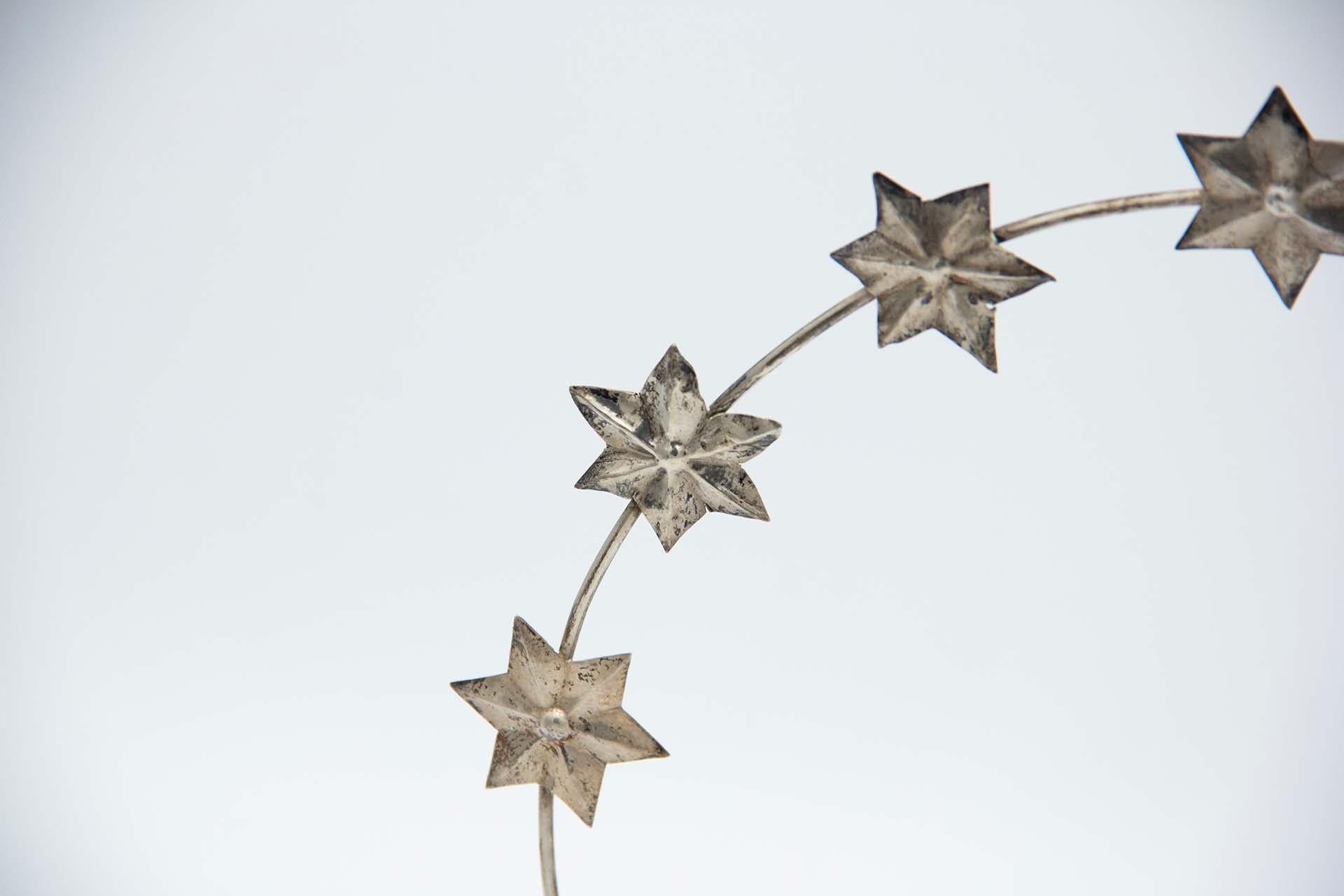 Silver halo of Our Lady with stars (11) For Sale at 1stDibs