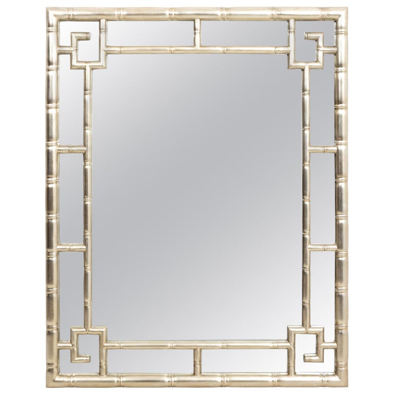 Silver Leaf Mirror at 1stDibs