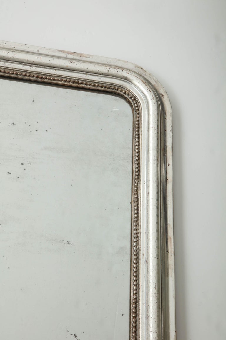Silver Louis Philippe Mirror For Sale at 1stDibs