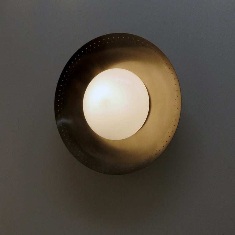 Silver Maine-18 Wall Light by Gallery L7 For Sale at 1stDibs