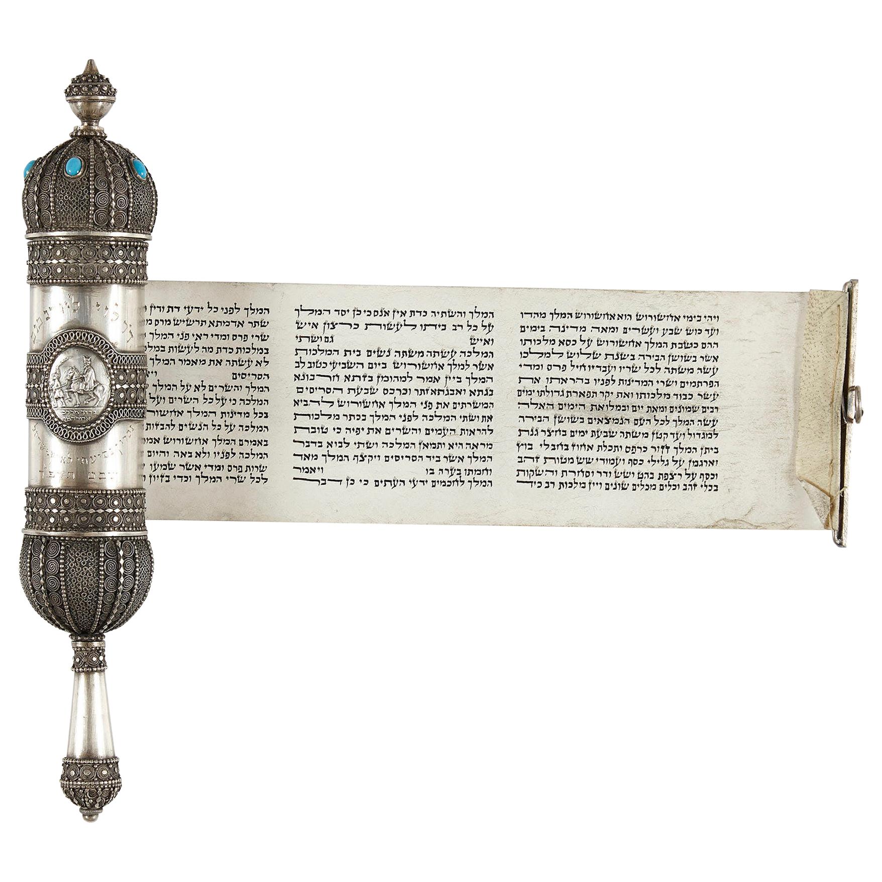 Silver Jewish Torah Pointer or Yad For Sale at 1stDibs | jewish pointer