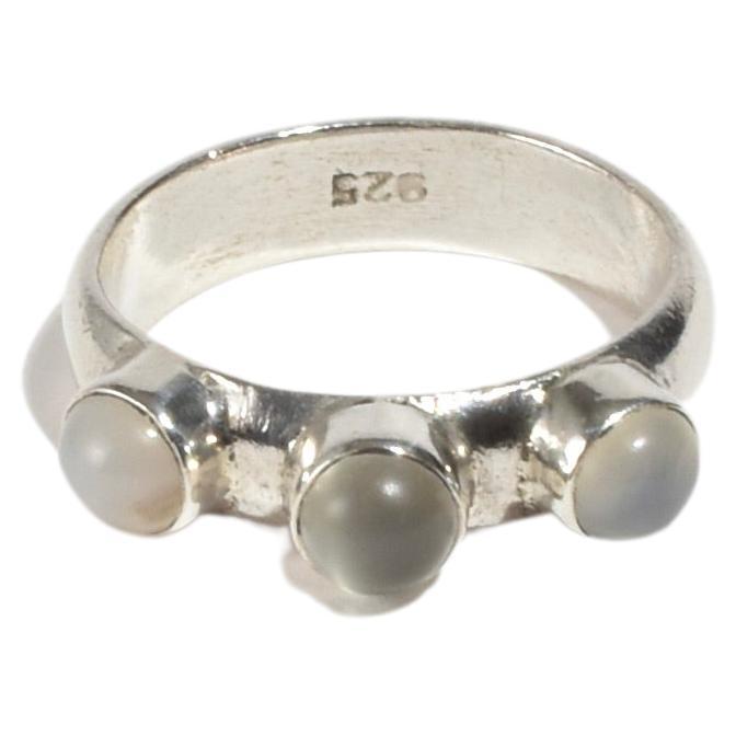 Silver Moonstone Ring For Sale at 1stDibs