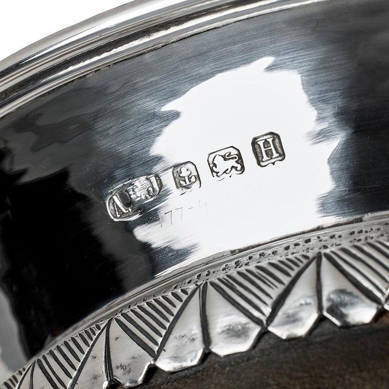Silver Mounted Mazer Bowl by Albert Edward Jones For Sale at 1stDibs