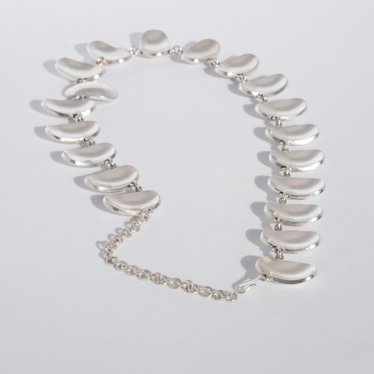 Silver Necklace Made in Stockholm, Sweden 1960 by Ray Urban For Sale at ...