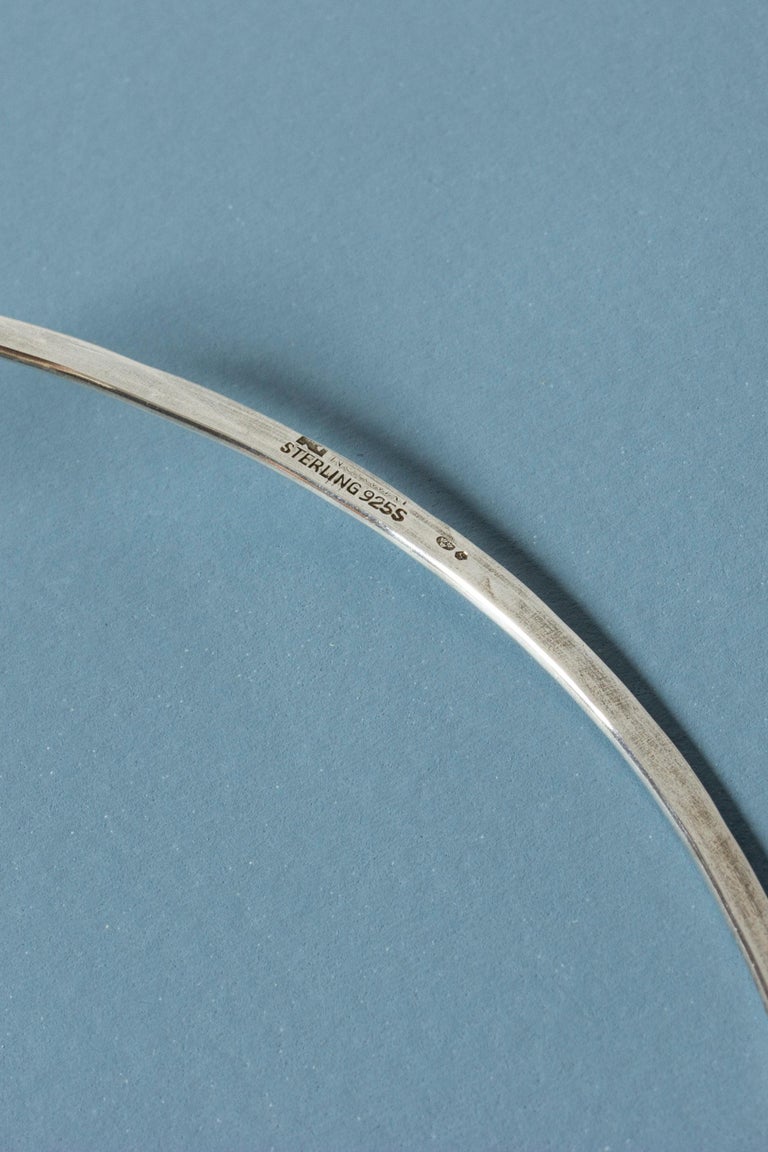Silver Pendant Collier by Tone Vigeland for Plus, Norway, 1950s For ...