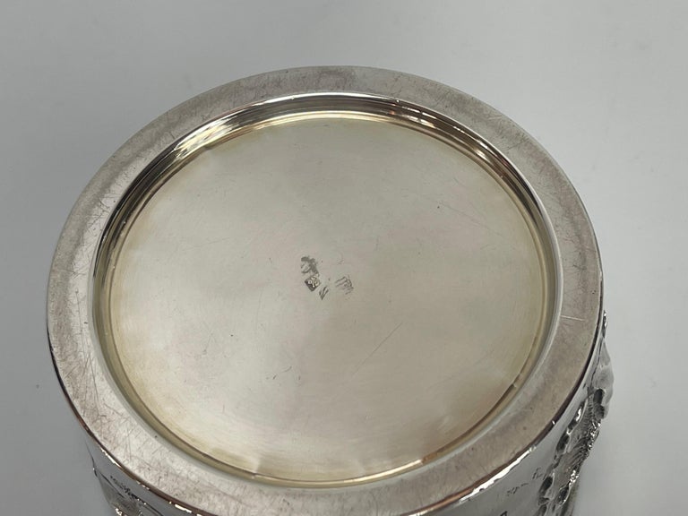 Silver Perfume Kit 4 Art Nouveau Bottles For Sale at 1stDibs