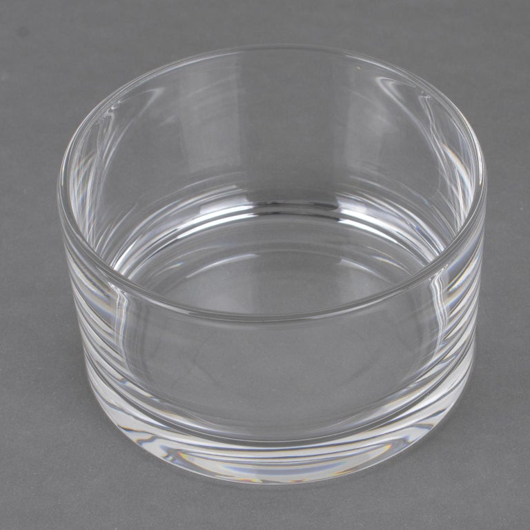 Silver Plate and Crystal Caviar Bowl Dish Server by Ercuis, Paris at ...