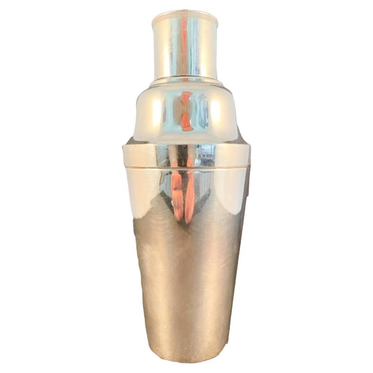 Silver Plate Art Deco Cobbler-Type Cocktail Shaker by Mappin and Webb ...