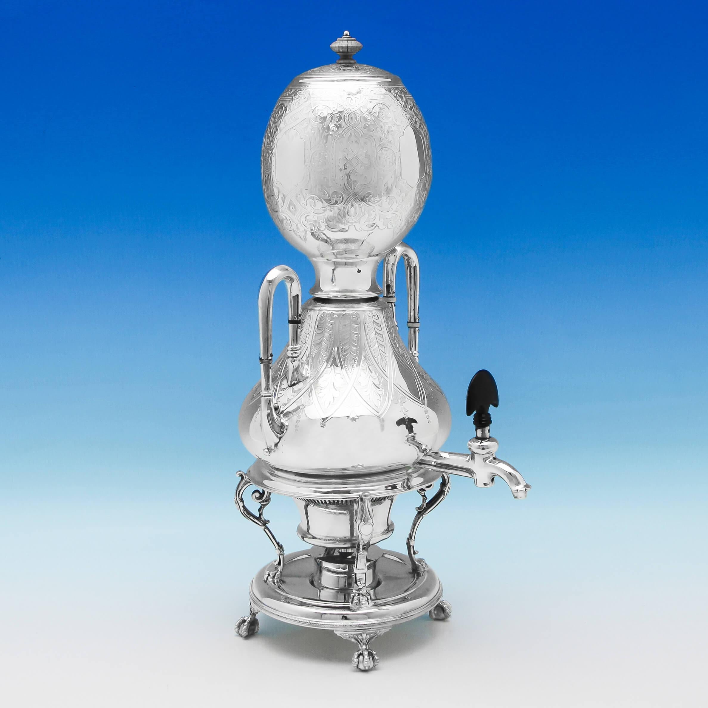 19th Century Victorian Silver Plate 'Atmopellic Coffee and Tea ...