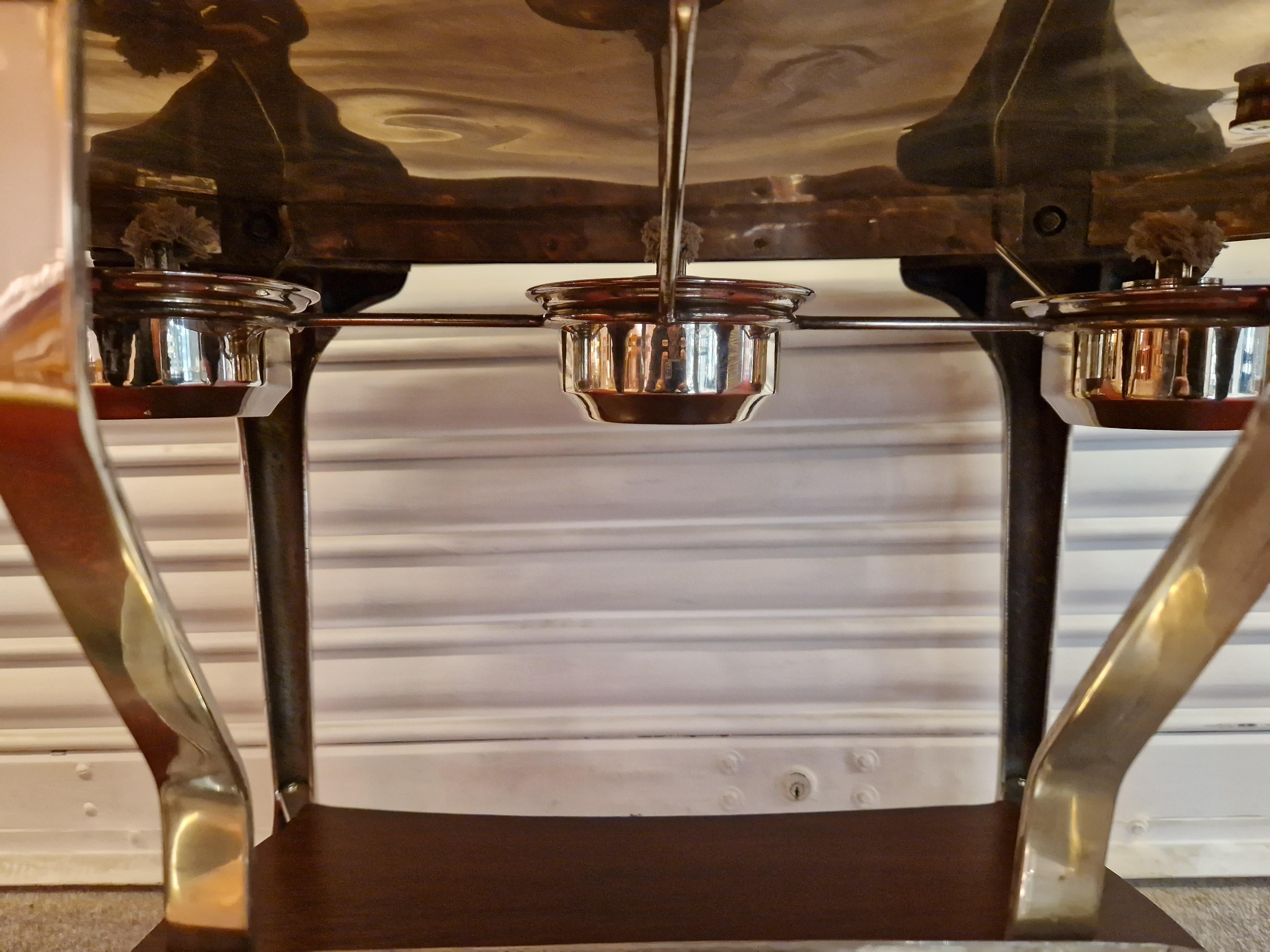 Silver Plate Cutting Trolley For Sale at 1stDibs