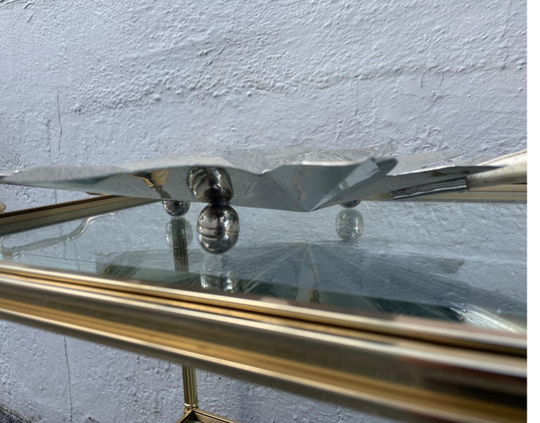 Silver Plate Maple Leaf Serving Dish with Bone Handle at 1stDibs