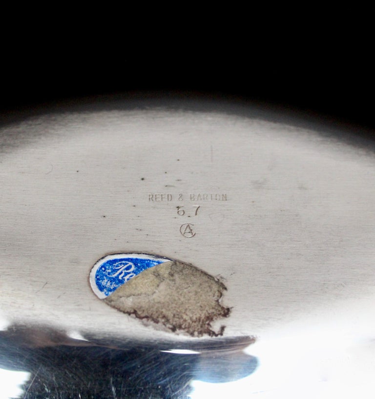 Silver Plate Modernist Dish by John Prip for Reed and Barton For Sale ...