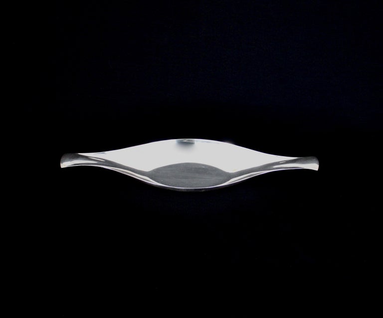 Silver Plate Modernist Dish by John Prip for Reed and Barton For Sale ...