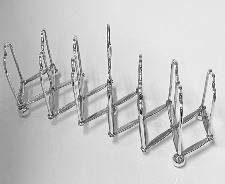Silver Plate Toast Rack Concertina Form, English, Elkington and Co. C ...
