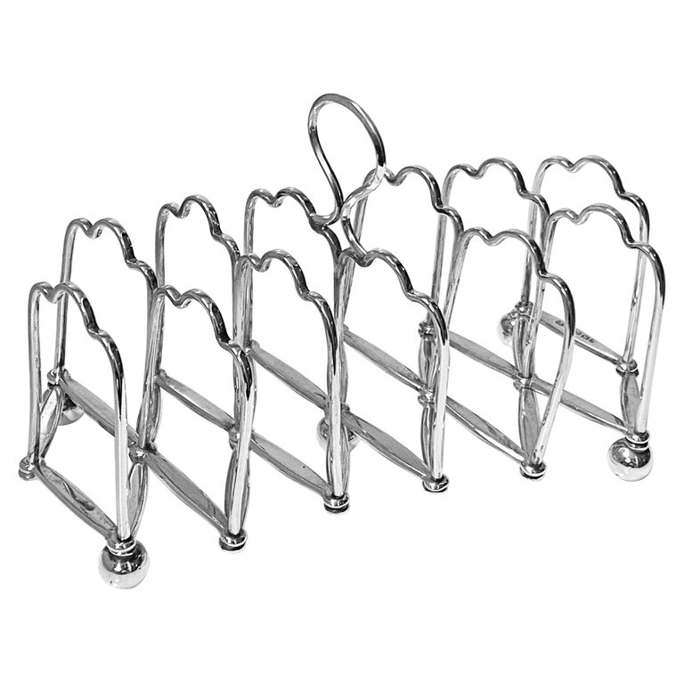 Silver Plate Toast Rack Concertina Form, English, Elkington and Co. C ...