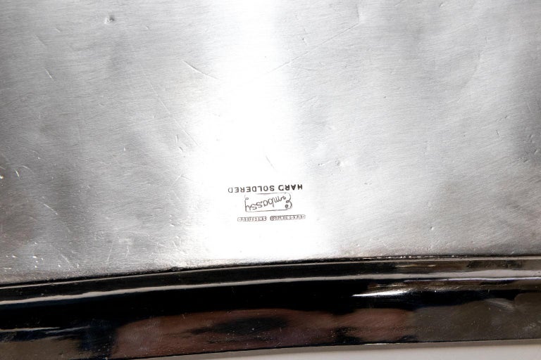 Silver Plate Tray For Sale at 1stDibs