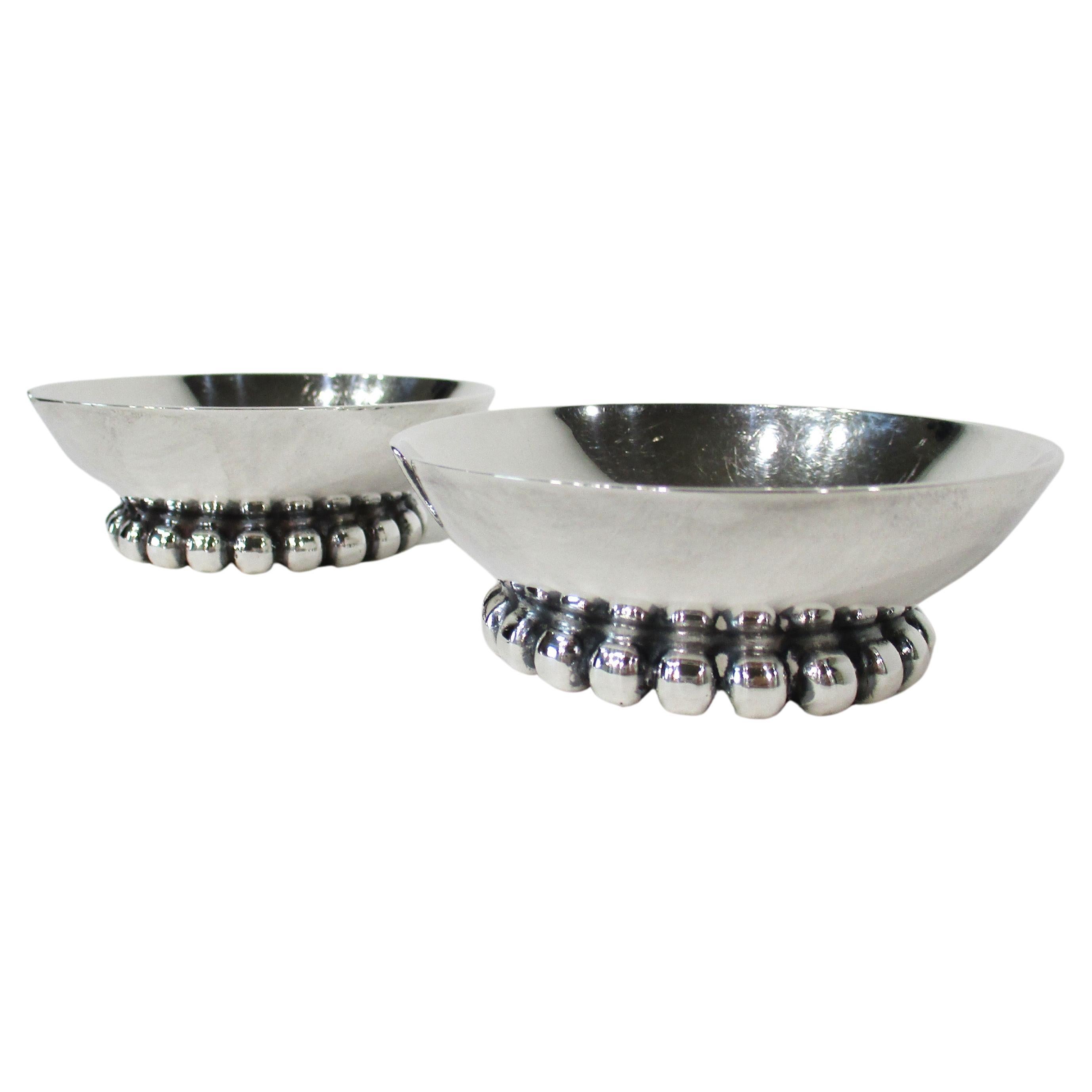 Silver Plated Ashtrays in the style of Jean Despres France For Sale at ...