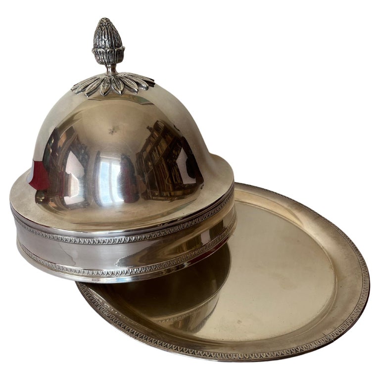 Silver Plated Covered Dish For Sale at 1stDibs