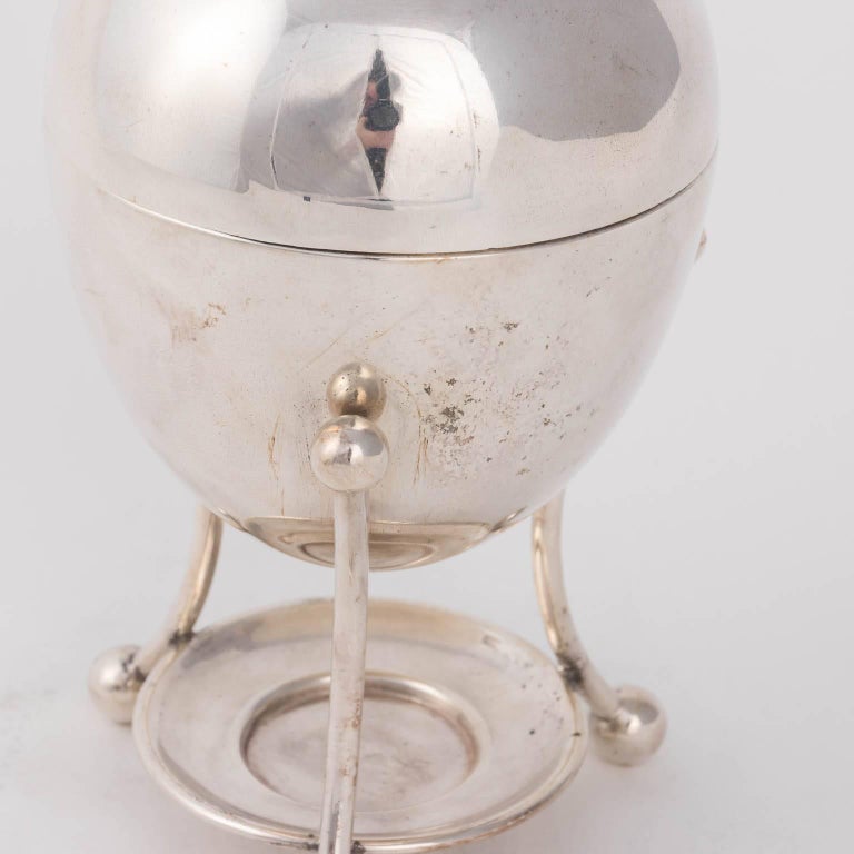 Silver Plated Egg Poacher For Sale at 1stDibs