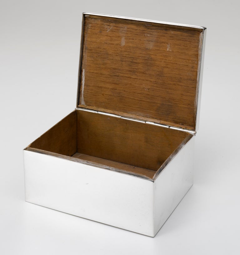 Silver Plated Keepsake Box, Sheffield, Uk, circa 1900 For Sale at 1stDibs