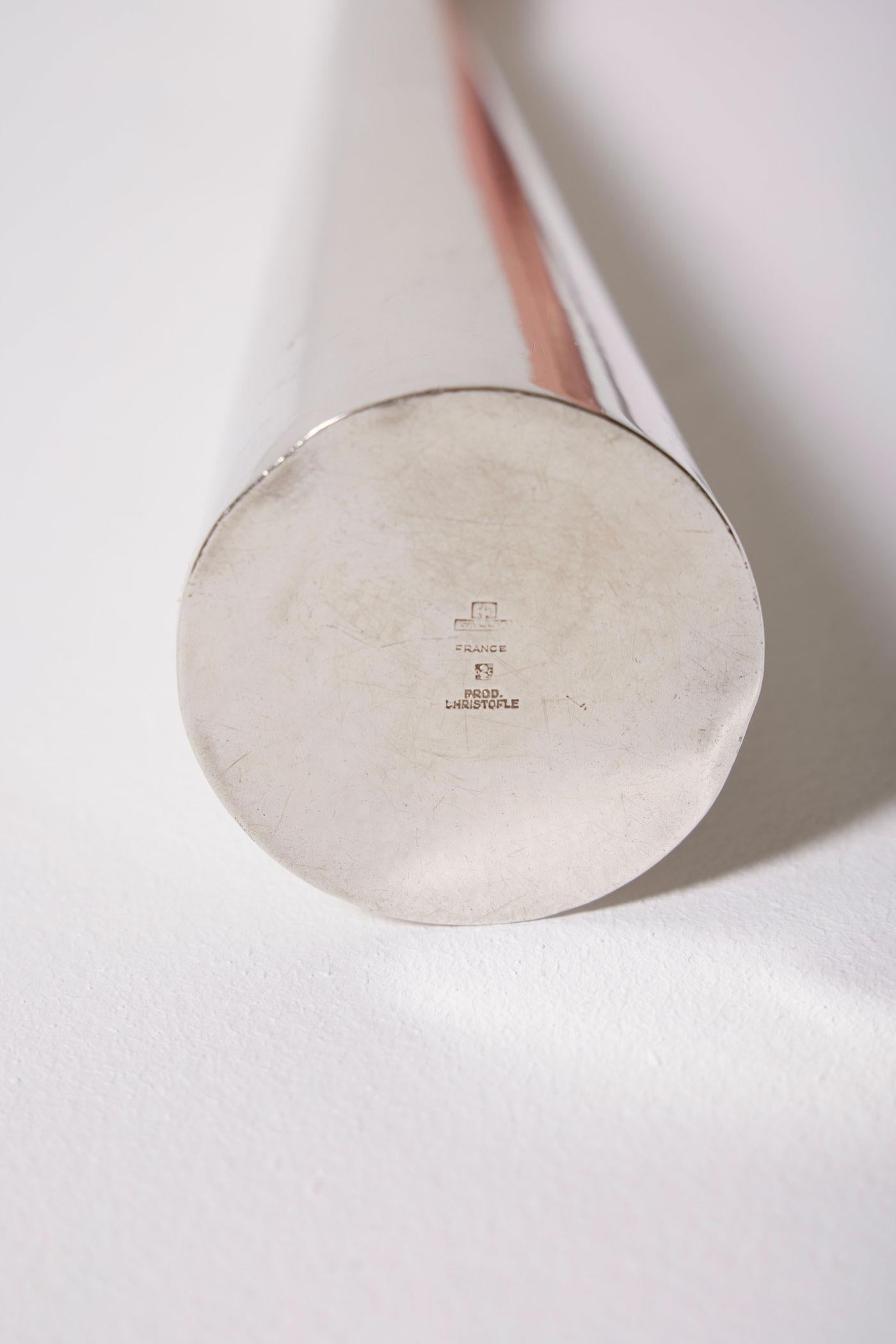 Silver-plated vase by Lino Sabbatini For Sale at 1stDibs