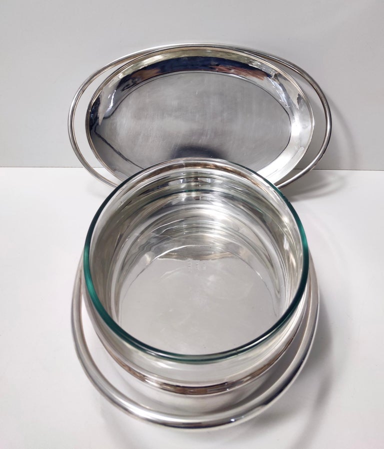 Silver Plated Venison Dish with Pyrex Glass Casserole Dish by Sabattini ...