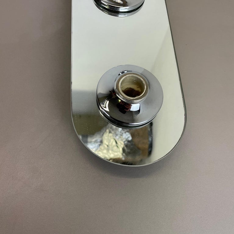 Silver Pop Art Space Age Mirror Wall Light by Eglo Light Germany, 1980s ...