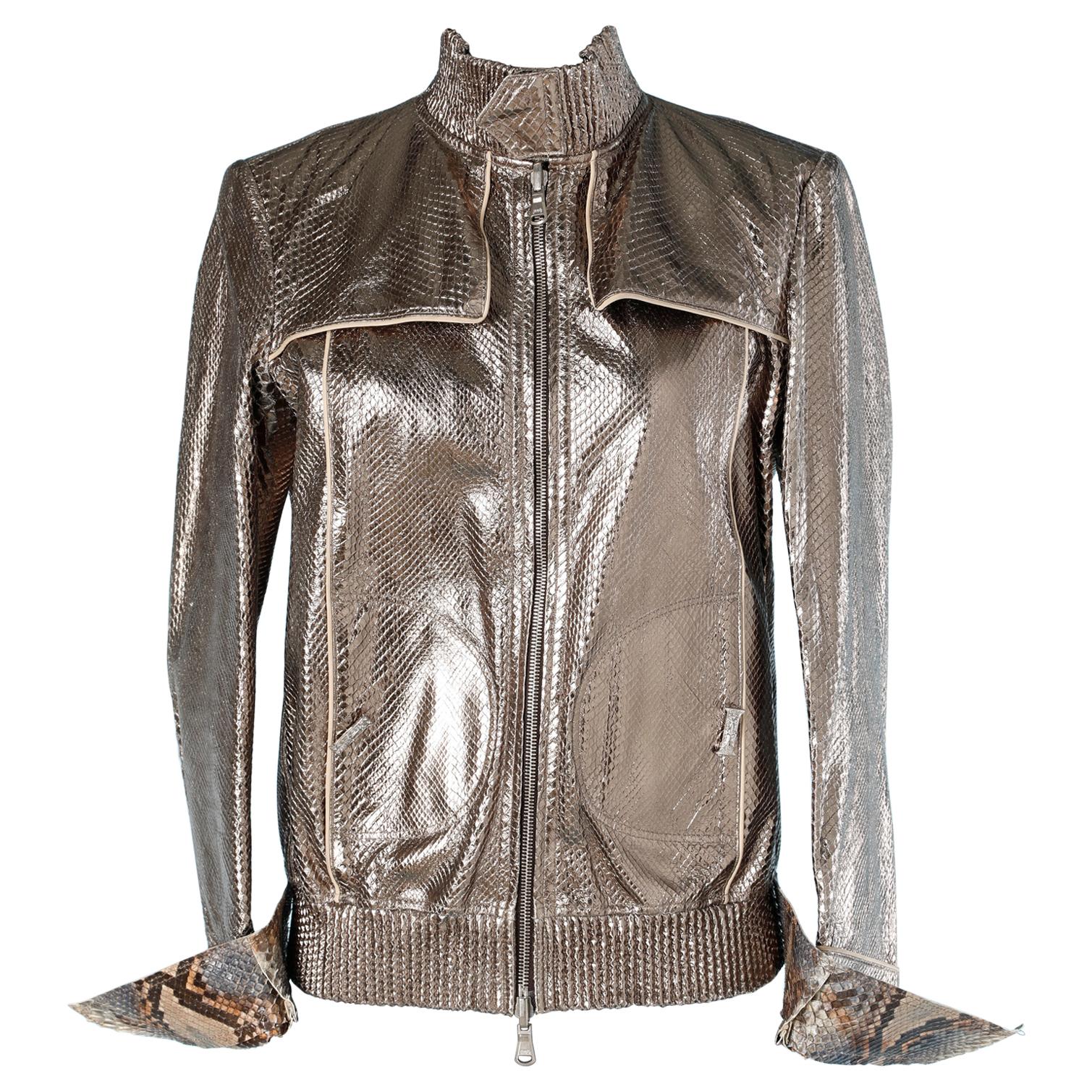 Harold J Rubin Original Silver and cream fox fur jacket at 1stDibs