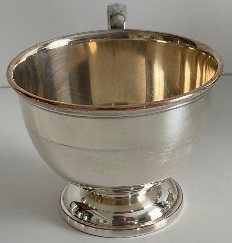 Silver R Monogram Punch Cups, Set of 12 For Sale at 1stDibs