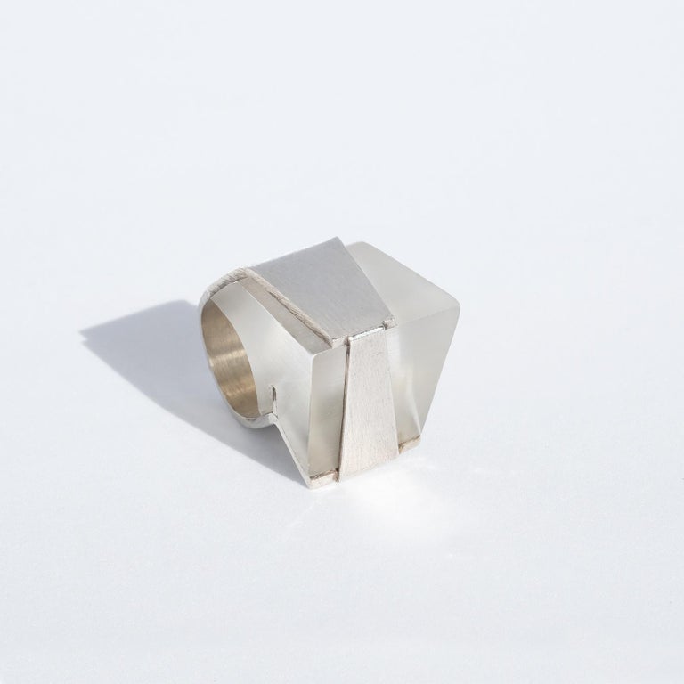 Silver Ring, Borgila Stockholm Sweden 1972 For Sale at 1stDibs