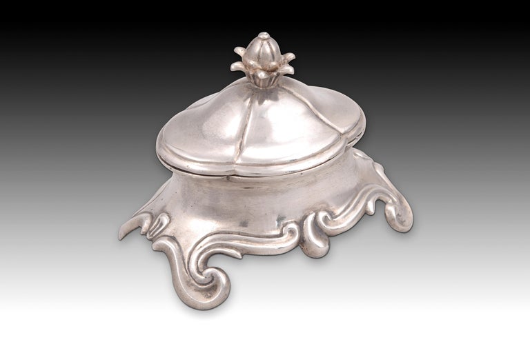 Silver Salt Box, Lizasoain, Spain, Madrid, 1768 For Sale at 1stDibs