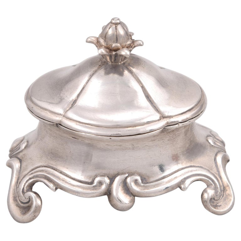 Silver Salt Box, Lizasoain, Spain, Madrid, 1768 For Sale at 1stDibs