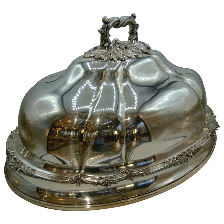 Silver plated Serving or Restaurant Piece, "cloche" For Sale at 1stDibs