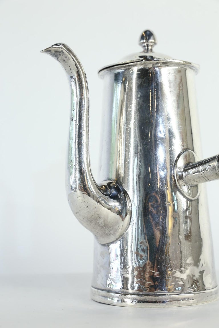 Silver Soldered U.S.N. Reed and Barton Coffee or Hot Chocolate Pot at ...