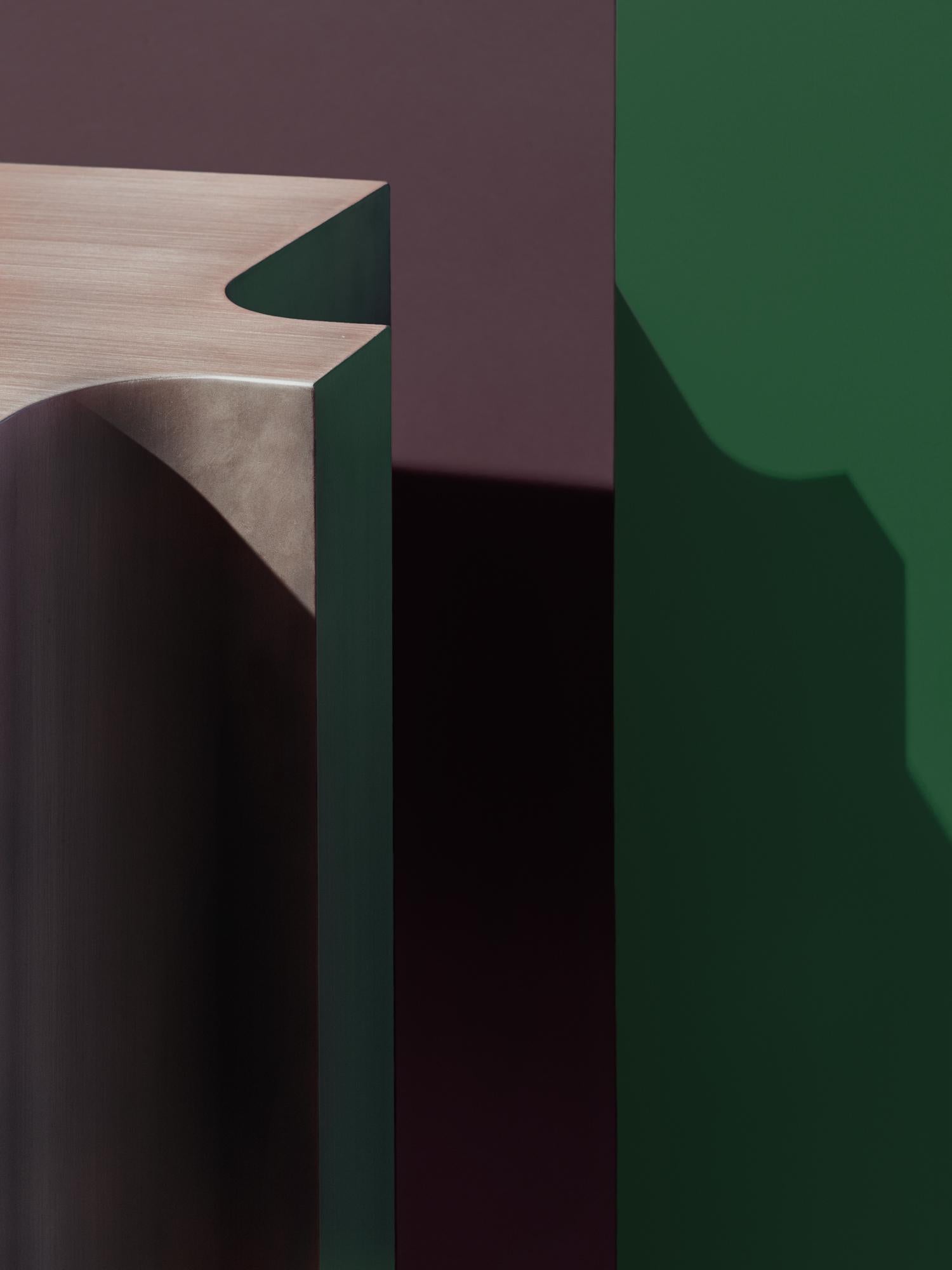 Silver Stainless Steel Moon Dresser by Matteo Cibic for Delvis ...