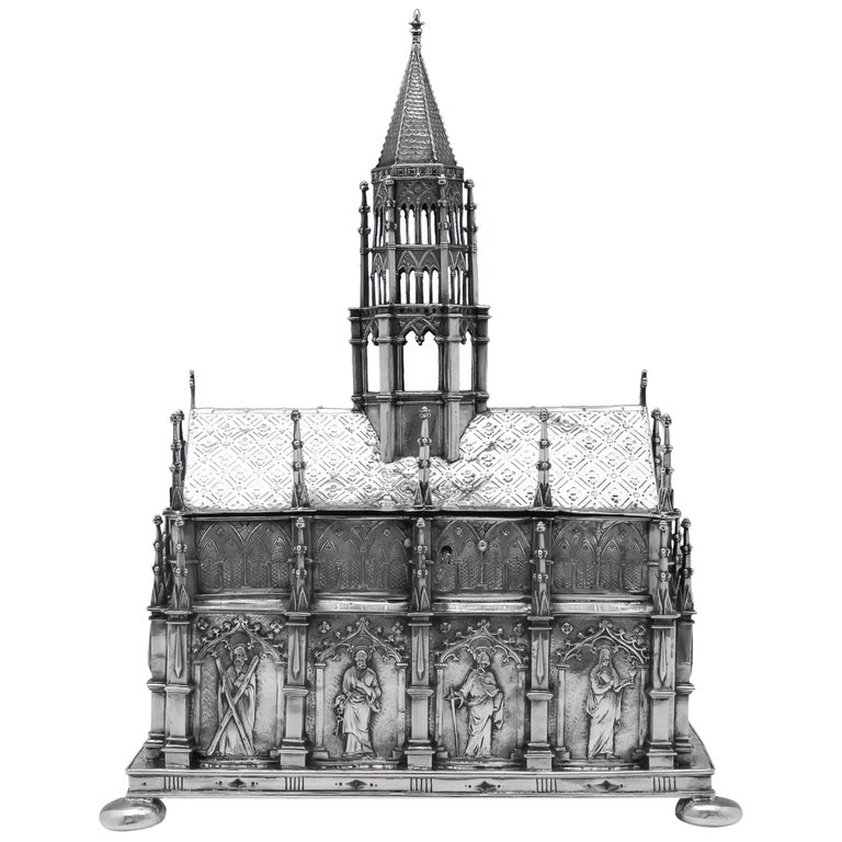 Silver Tabernacle Box at 1stDibs