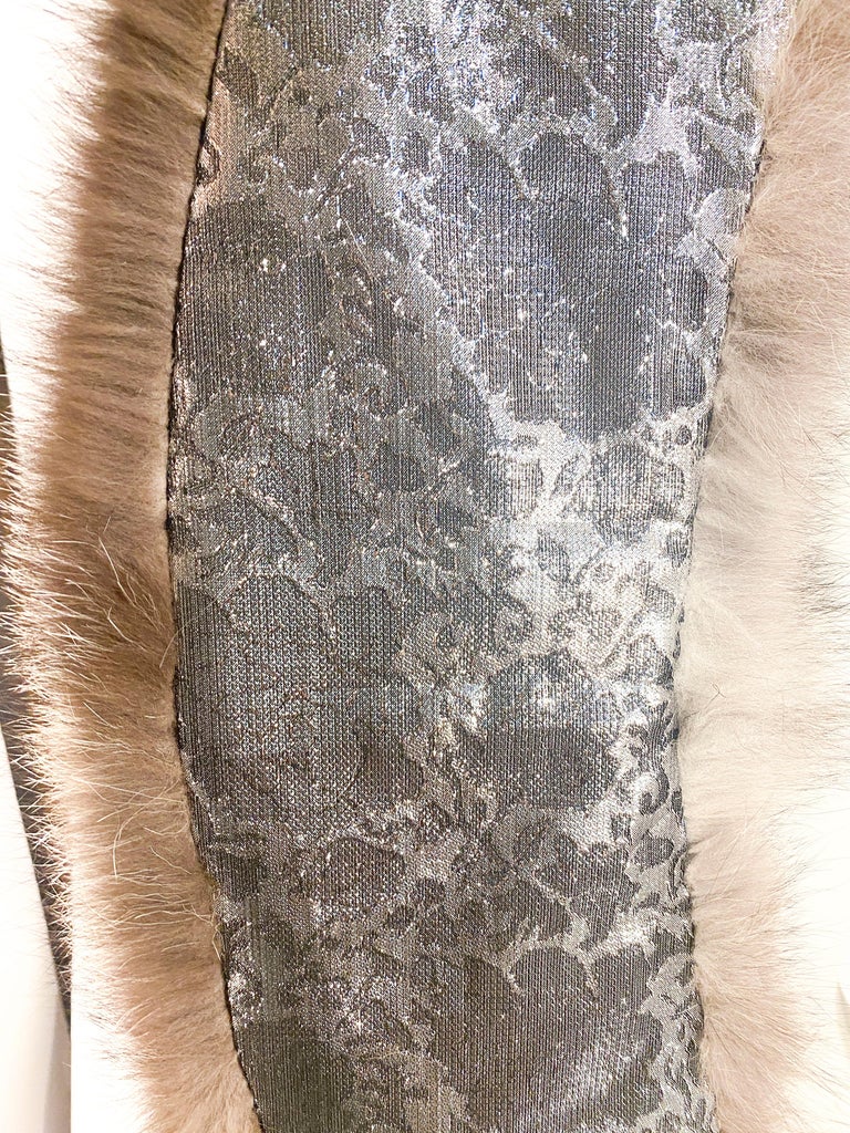Silver Tipped Full Fox Stole/Collar at 1stDibs