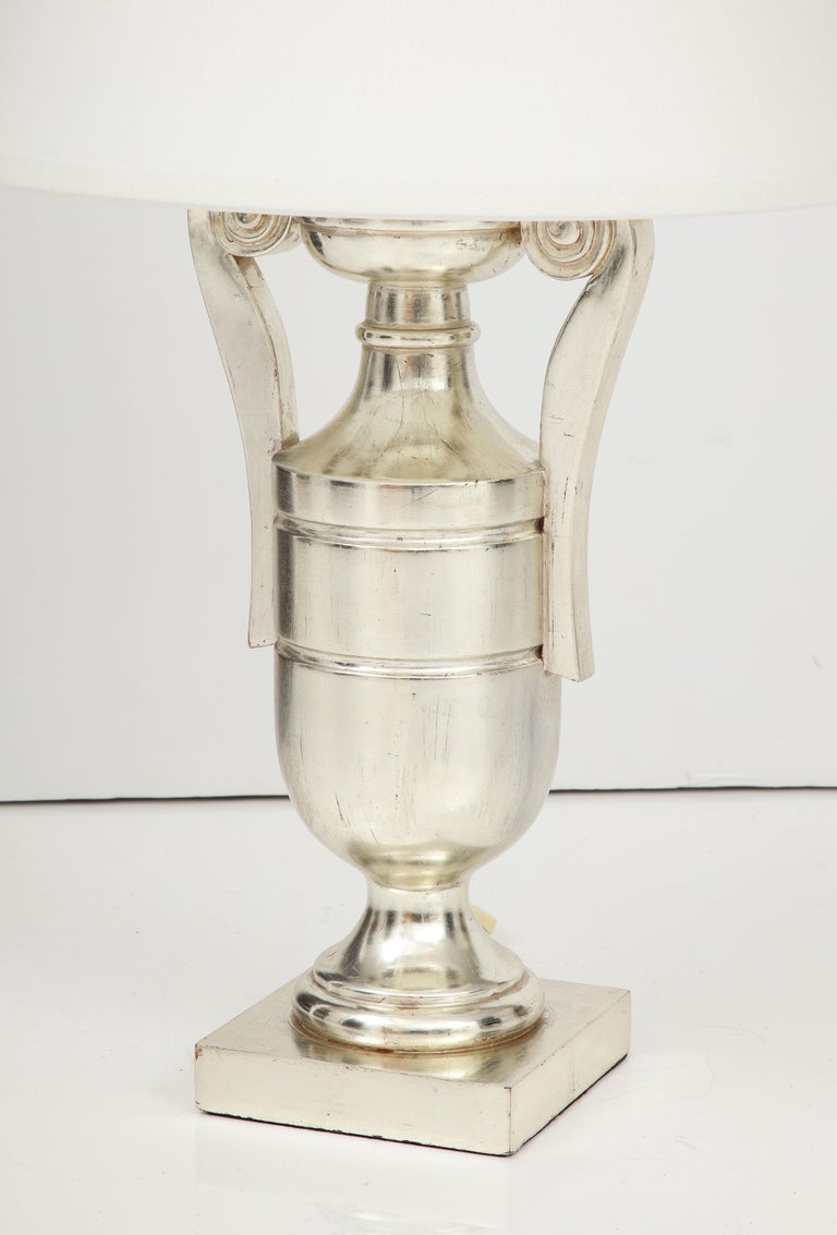 Silver Urn Lamp For Sale at 1stDibs