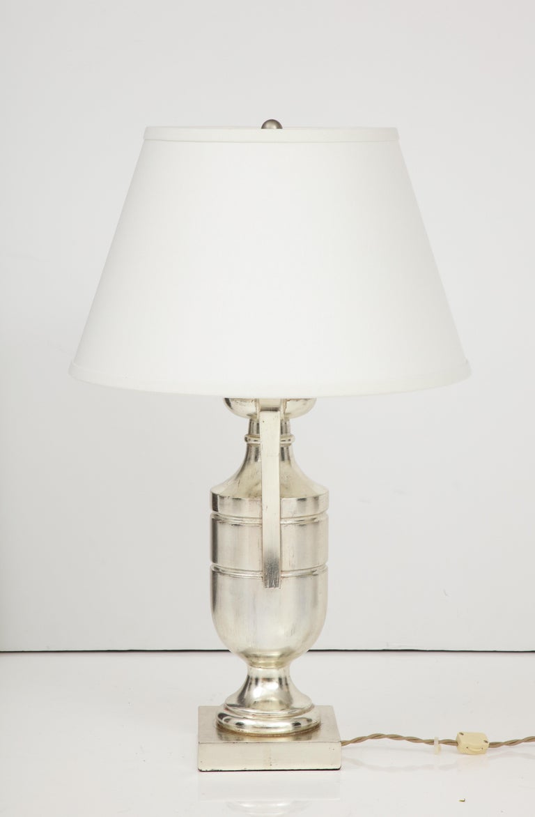 Silver Urn Lamp For Sale at 1stDibs