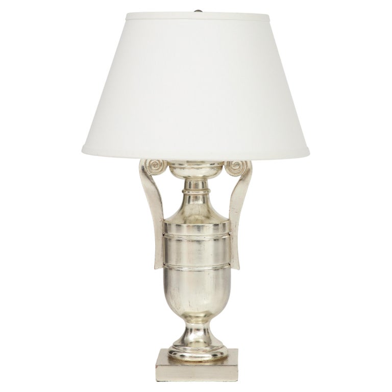 Silver Urn Lamp For Sale at 1stDibs