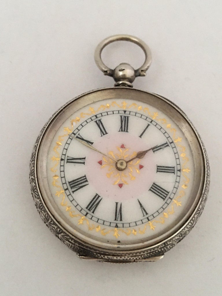 Silver Victorian Period Key-Wind Ladies Pocket Watch at 1stDibs
