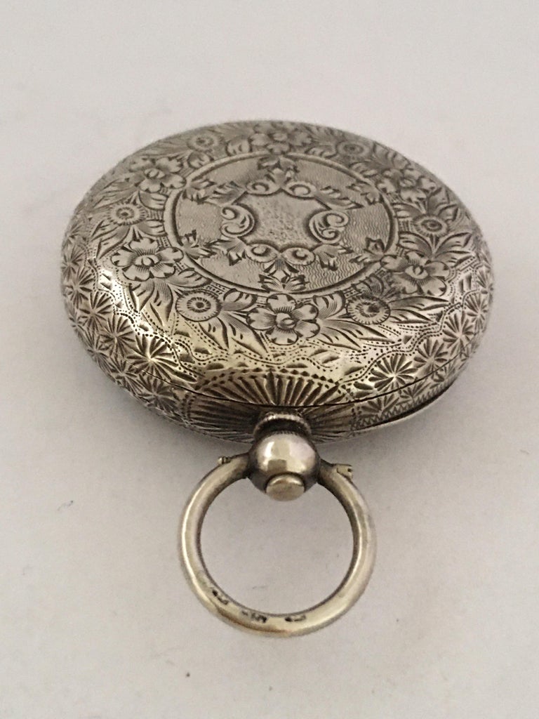 Silver Victorian Period Key-Wind Ladies Pocket Watch at 1stDibs ...