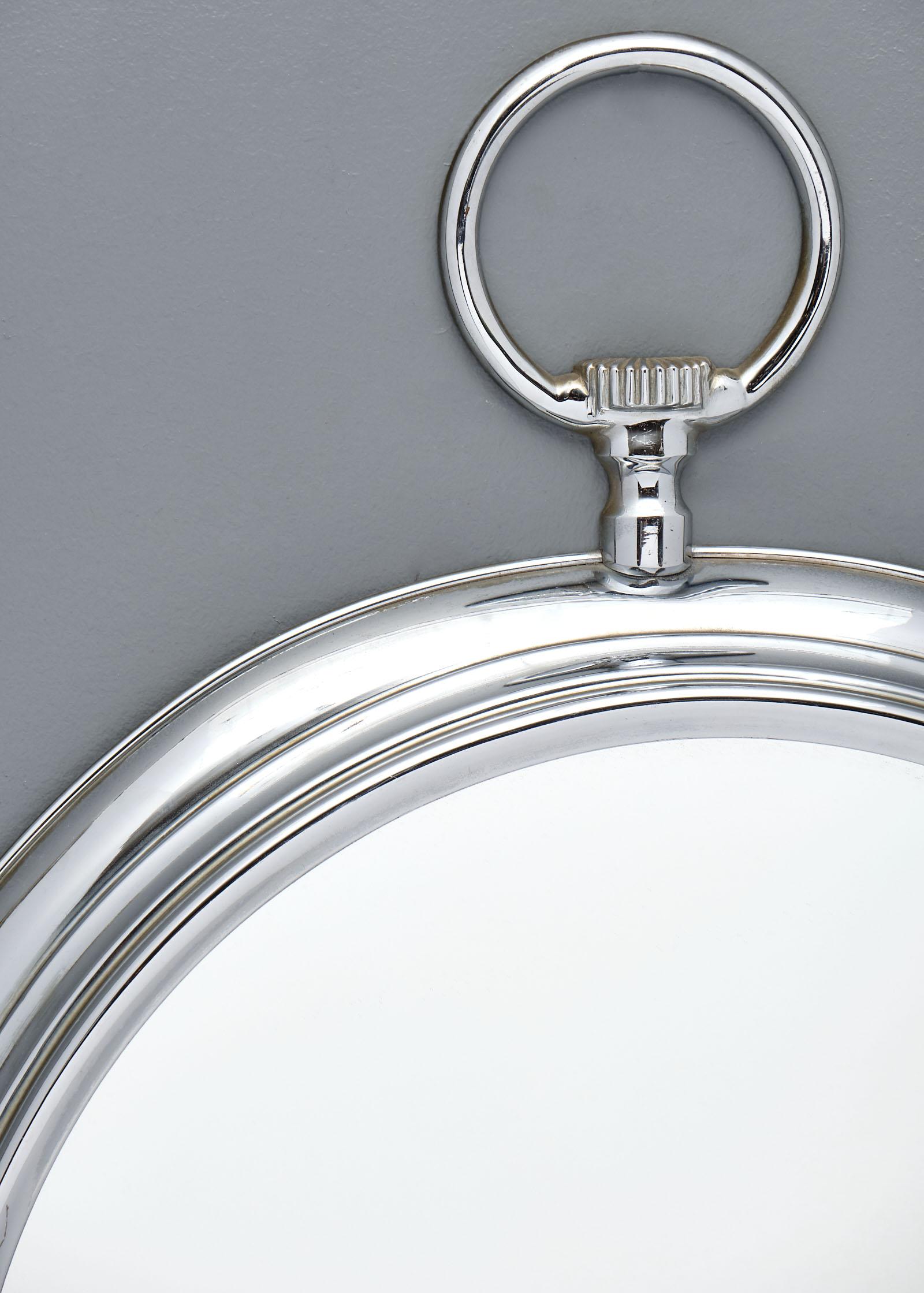 Silver Vintage Pocket Watch Mirror at 1stDibs | pocket watch with mirror