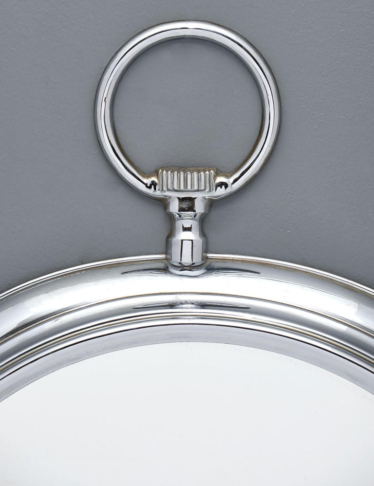 Silver Vintage Pocket Watch Mirror at 1stDibs