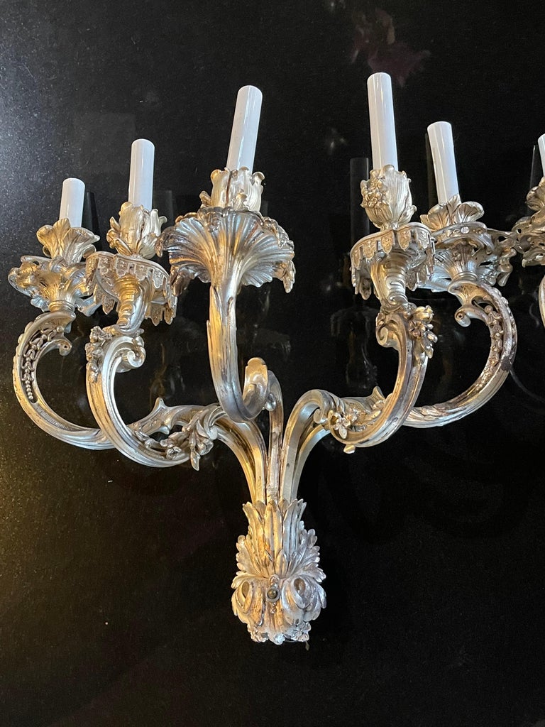 Silver Wall Sconces For Sale at 1stDibs